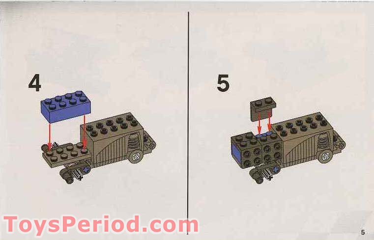 LEGO 8493 Red Ace Instructions and Parts List