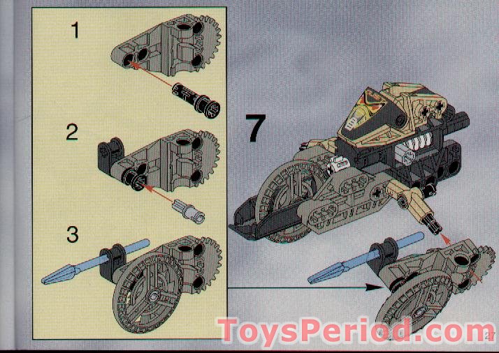 LEGO 8511 Frost Instructions and Parts List