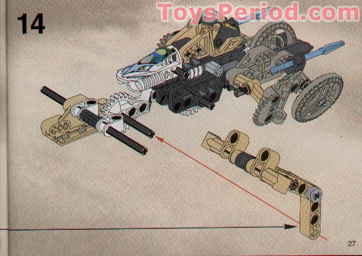 LEGO 8513 Dust Instructions and Parts List