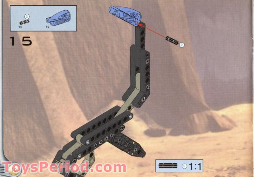 LEGO 8548 Nui-Jaga Instructions and Parts List