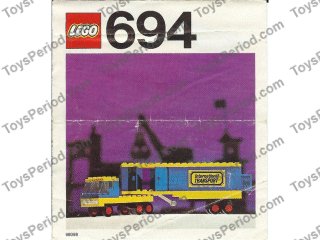 LEGO 694 Transport Truck Instructions and Parts List