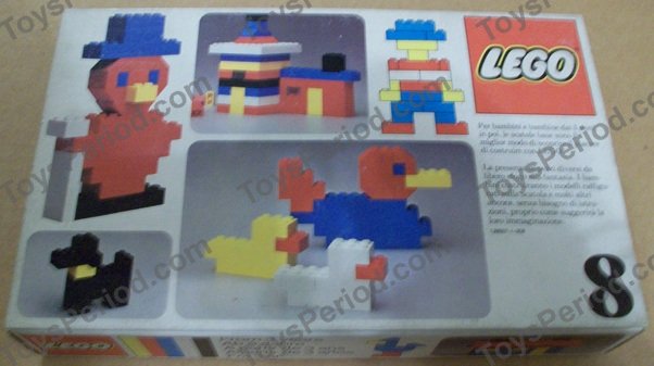 LEGO 8-2 Universal Building Set Parts List