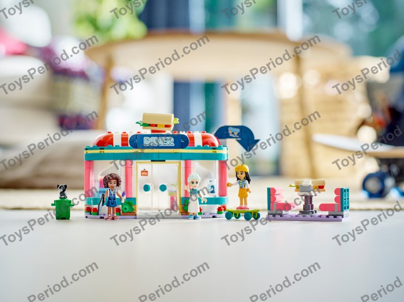 LEGO 41728 Heartlake Downtown Diner Set Parts List