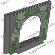LEGO Sets with Part 15626pb06 Panel 4 x 16 x 10 with Leaves, Vines and ...