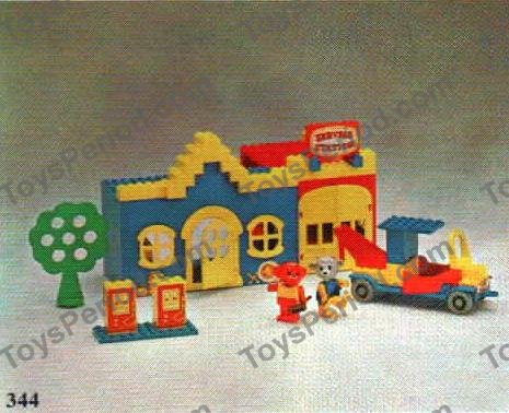LEGO 344-2 Service Station Instructions and Parts List