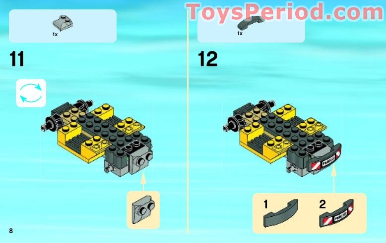 LEGO 60022 Cargo Terminal Instructions and Parts List