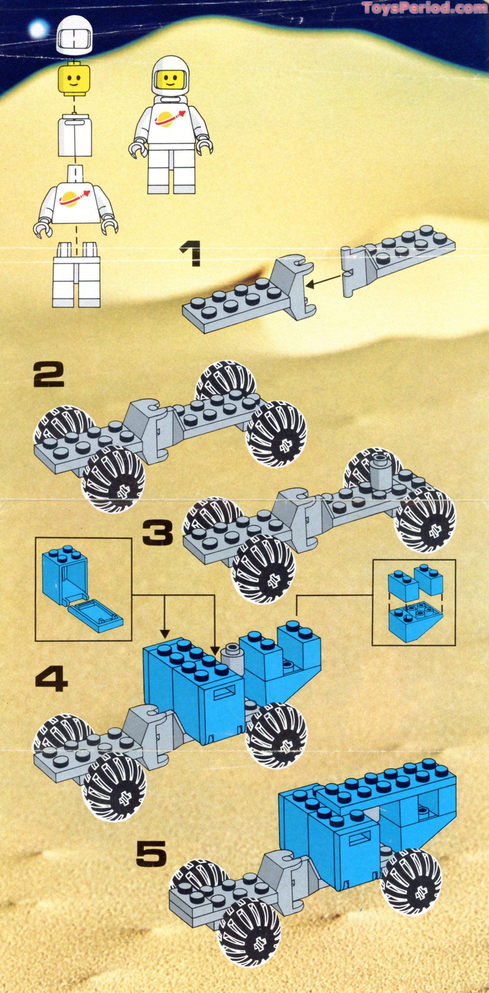 LEGO 6844 Seismologic Vehicle Instructions and Parts List