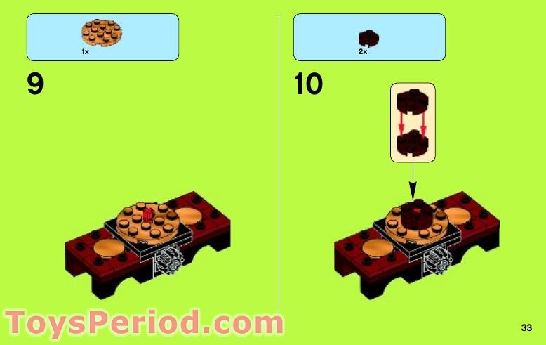 LEGO 79103 Turtle Lair Attack Instructions and Parts List