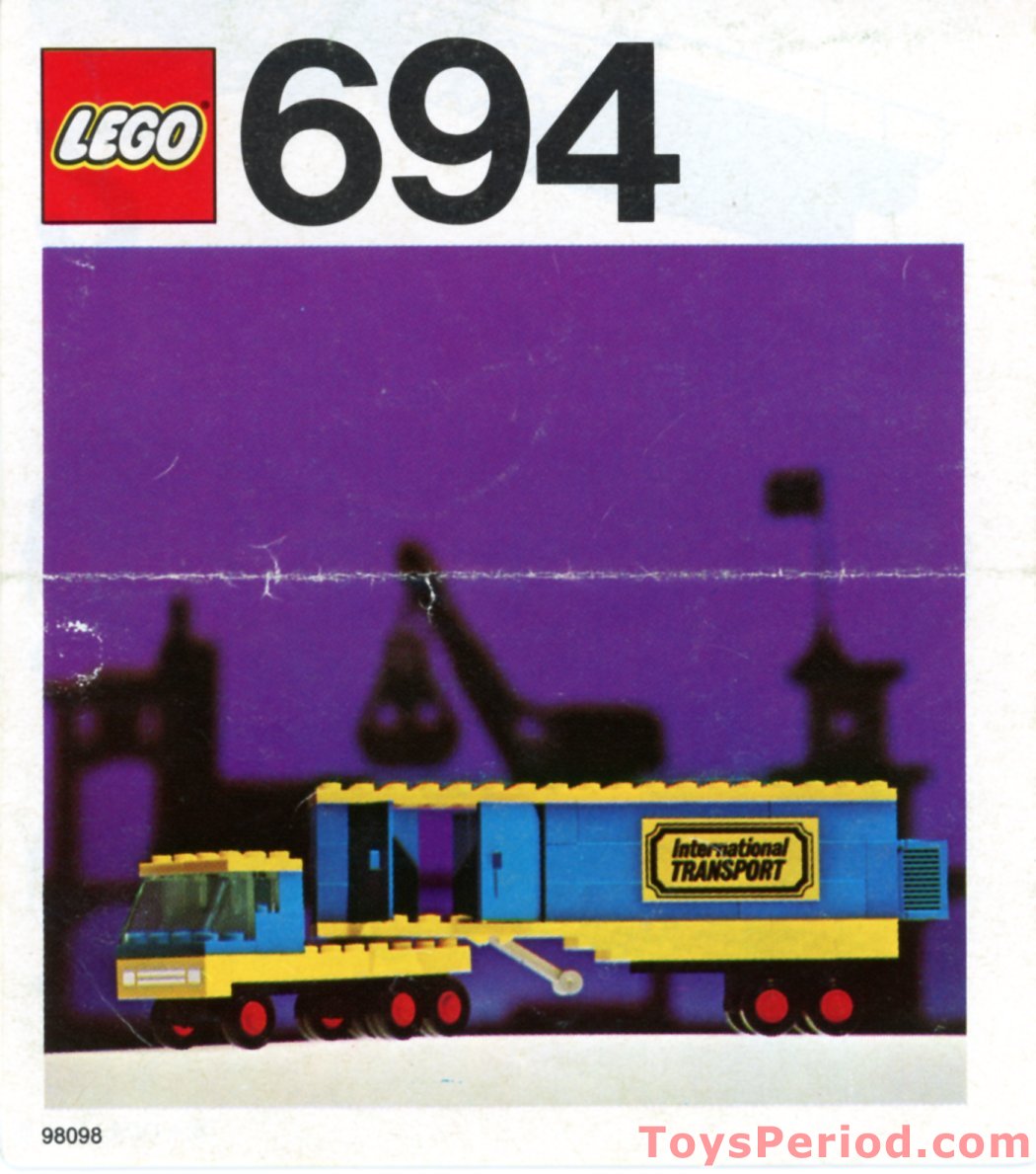 LEGO 694 Transport Truck Instructions and Parts List