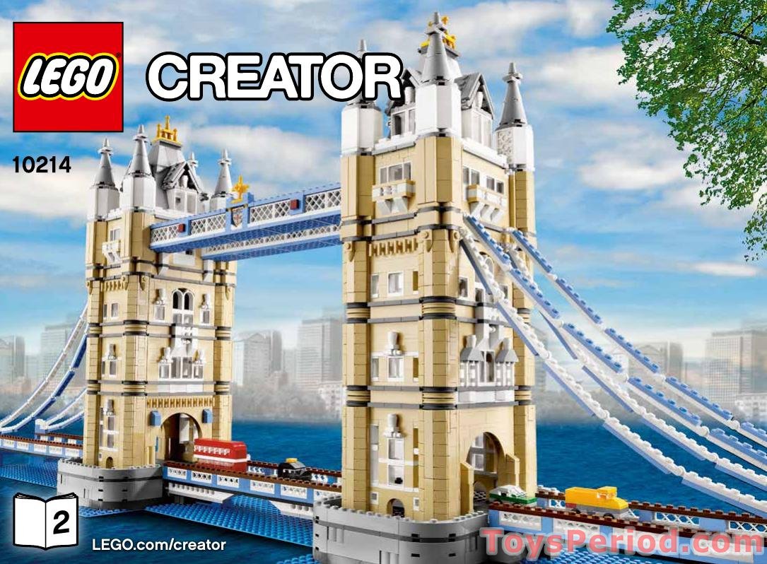 LEGO 10214 Tower Bridge Instructions and Parts List
