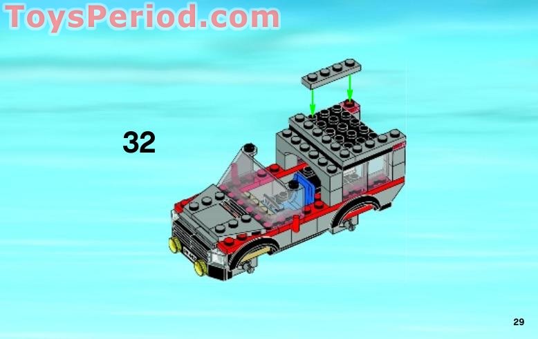 LEGO 4433 Dirt Bike Transporter Instructions and Parts List