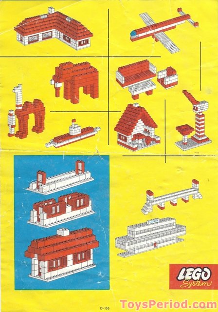 LEGO 810-4 UK Town Plan in Cardboard Box Instructions and Parts List
