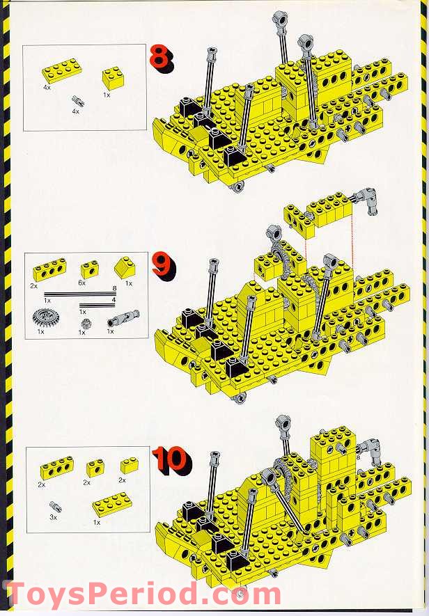 LEGO 852 Multi-Purpose Helicopter Instructions and Parts List