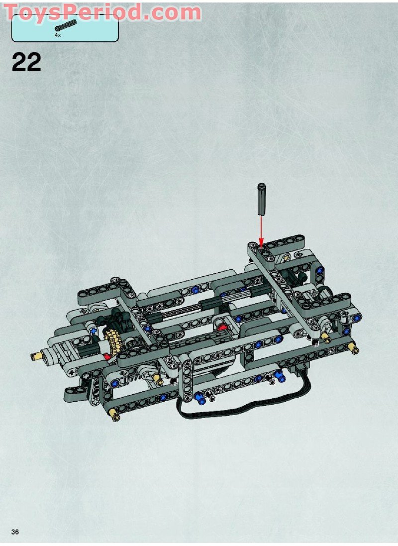 LEGO 10178 Motorized Walking AT-AT Instructions and Parts List