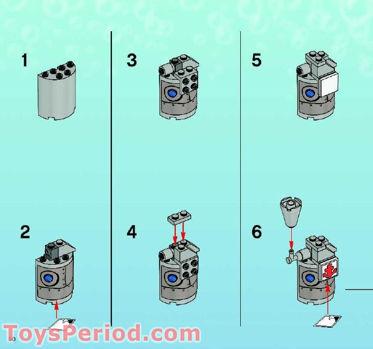 LEGO 3832 The Emergency Room Instructions and Parts List