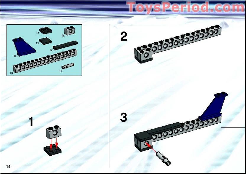 LEGO 4744 Tundra Tracker Instructions and Parts List