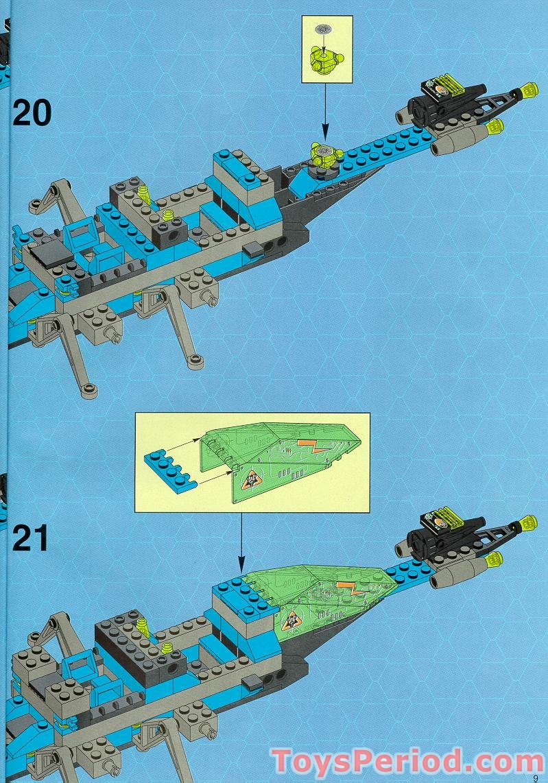 LEGO 6919 Planetary Prowler Instructions and Parts List