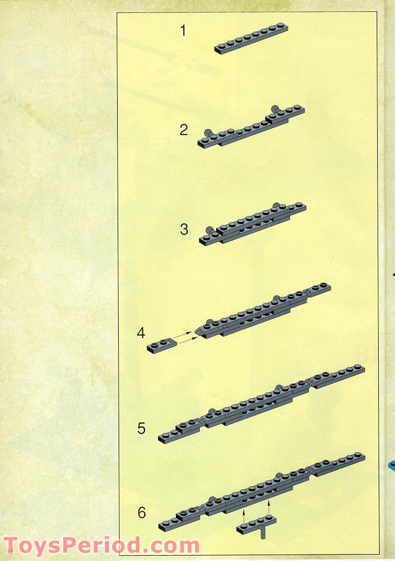 LEGO 6296 Shipwreck Island Instructions and Parts List