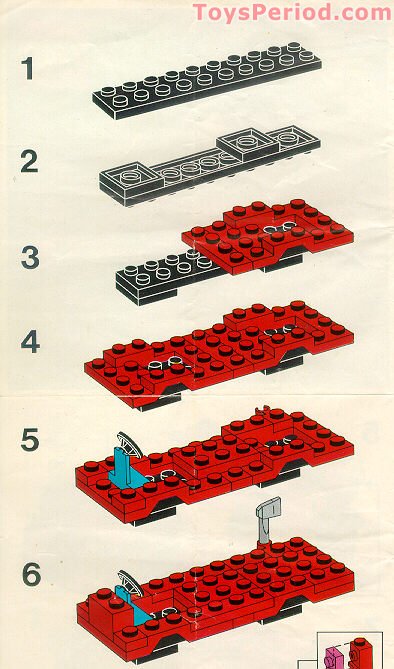 LEGO 6366 Fire and Rescue Squad Instructions and Parts List