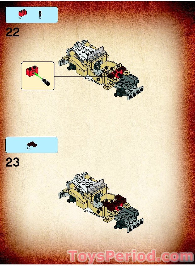 LEGO 7682 Shanghai Chase Instructions and Parts List