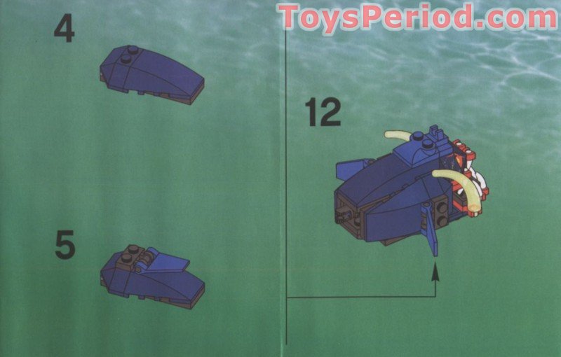 LEGO 7771 Angler Ambush Instructions and Parts List