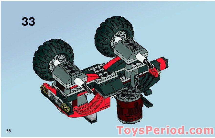 LEGO 7886 The Batcycle: Harley Quinn's Hammer Truck Instructions and ...
