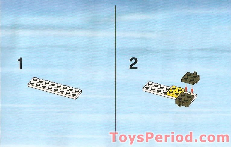 LEGO 7990 Cement Mixer Instructions and Parts List