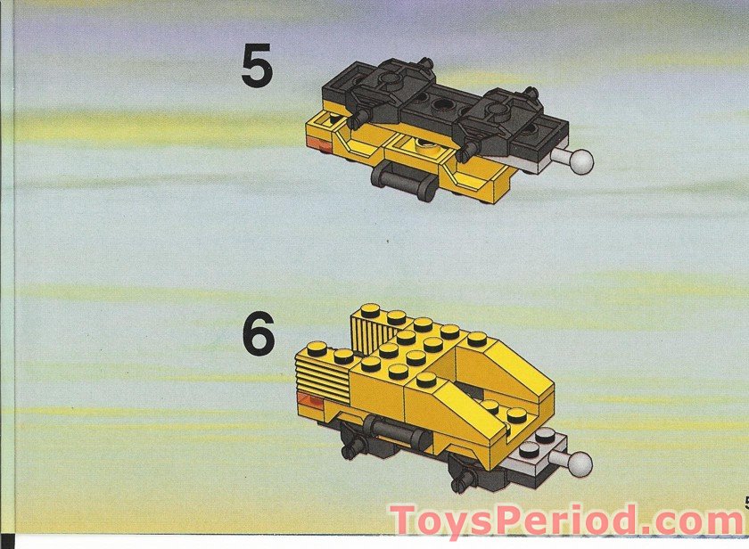 LEGO 7242 Street Sweeper Instructions and Parts List