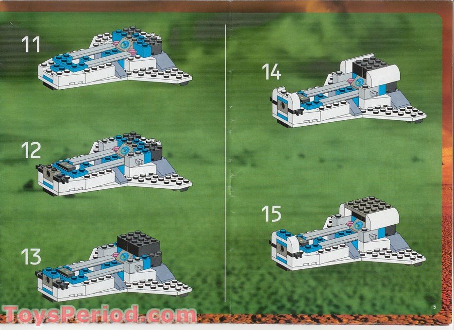 LEGO 7315 Solar Explorer Instructions and Parts List