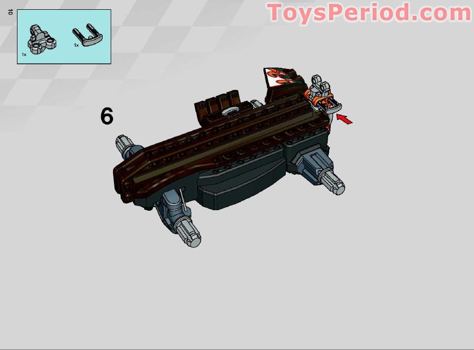 LEGO 8676 Sunset Cruiser Instructions and Parts List