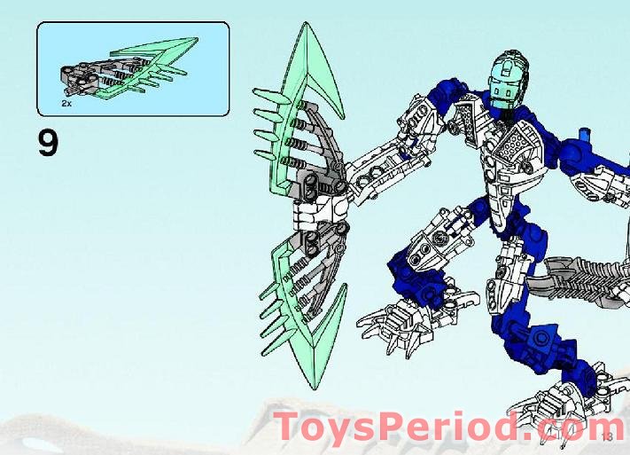 LEGO 8988 Gelu Instructions and Parts List