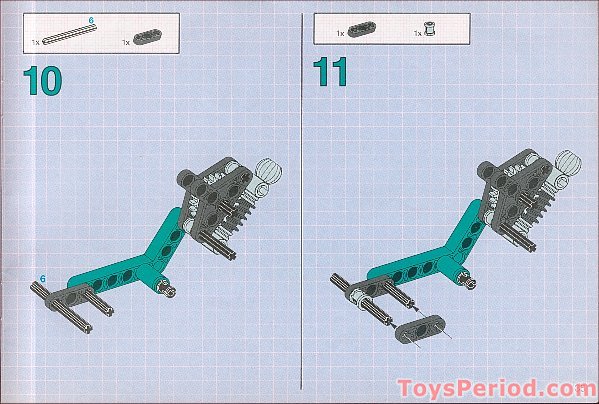 LEGO 8239 Cyber Challenge Instructions and Parts List