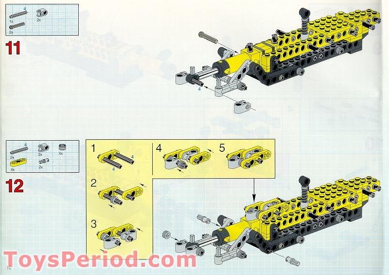 LEGO 8250 Search Sub Instructions and Parts List