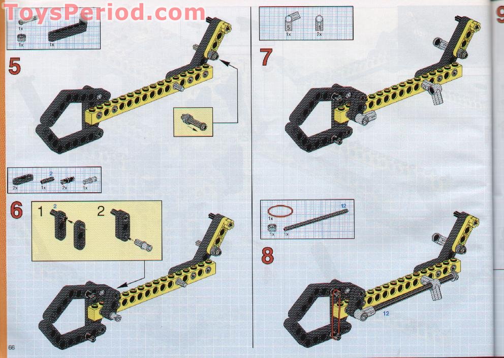 LEGO 8277 Giant Model Set Instructions and Parts List