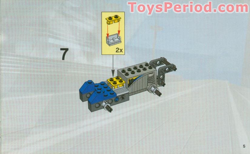 LEGO 8383 Nitro Terminator Instructions and Parts List