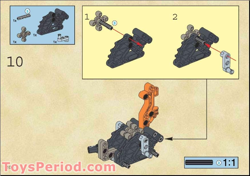 LEGO 8556 Boxor Instructions and Parts List