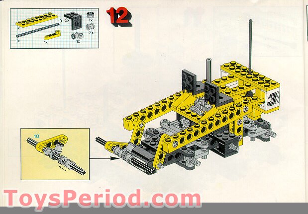 LEGO 8830 Rally 6-Wheeler Instructions and Parts List