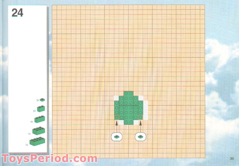 LEGO 3724 LEGO Dragon Instructions and Parts List