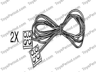 LEGO 9898 9v Long Connecting Leads Set Parts List