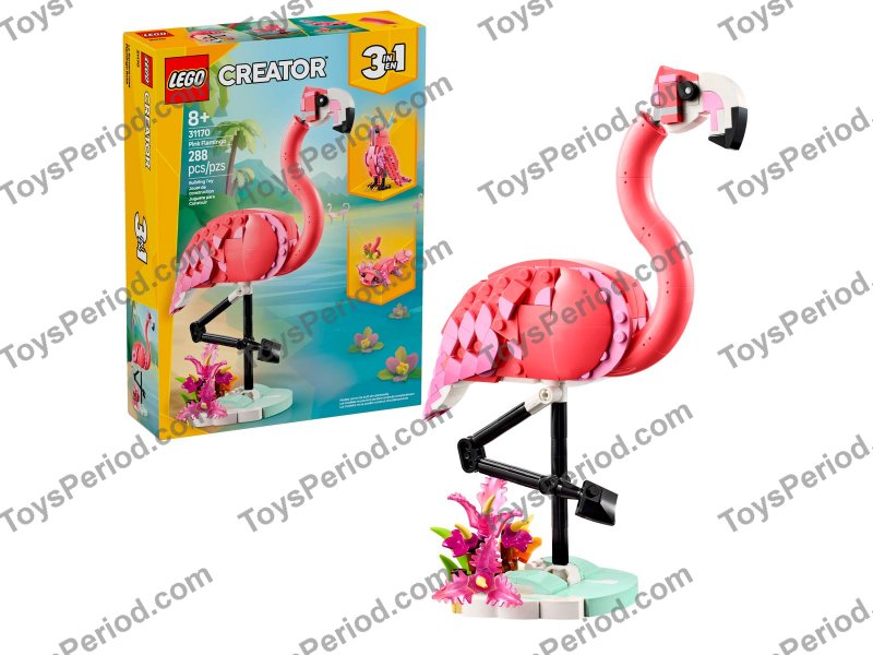 LEGO 31170 Pink Flamingo Set Parts List