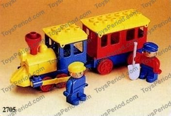 LEGO 2705 Passenger Train Without Track Set Parts List