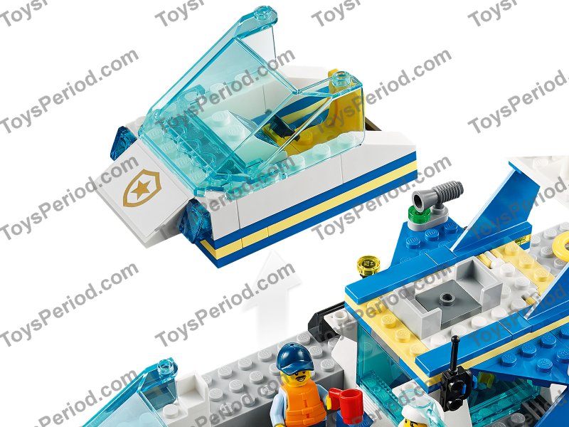 LEGO 60277 Police Patrol Boat Set Parts List