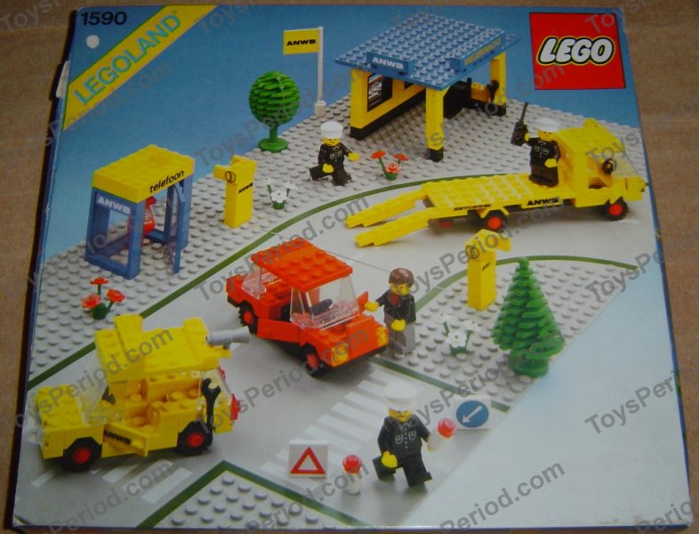 LEGO 1590-2 ANWB Promotional Set, Breakdown Assistance Instructions and ...