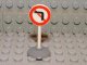 LEGO Sets with Part bb140pb06c01 Road Sign Old Round with Left Turn ...