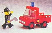 LEGO 620-1 Fireman's Car Instructions and Parts List