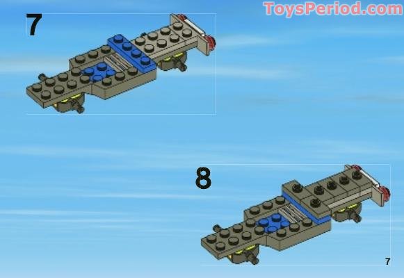 LEGO 7285 Police Dog Unit Instructions and Parts List