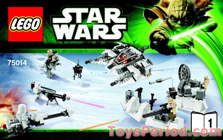 LEGO 75014 Battle Of Hoth Instructions and Parts List