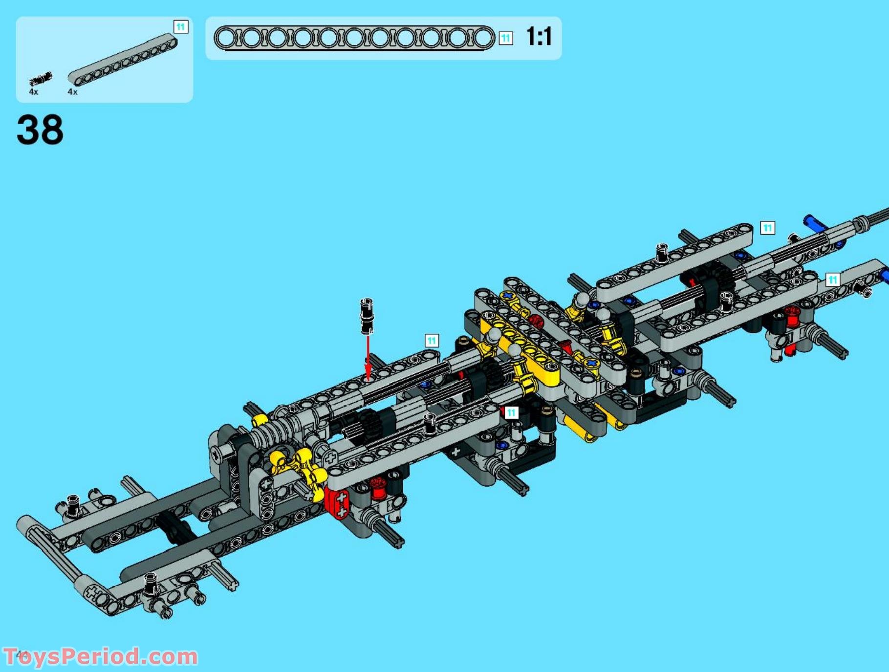 LEGO 8053 Mobile Crane Instructions and Parts List