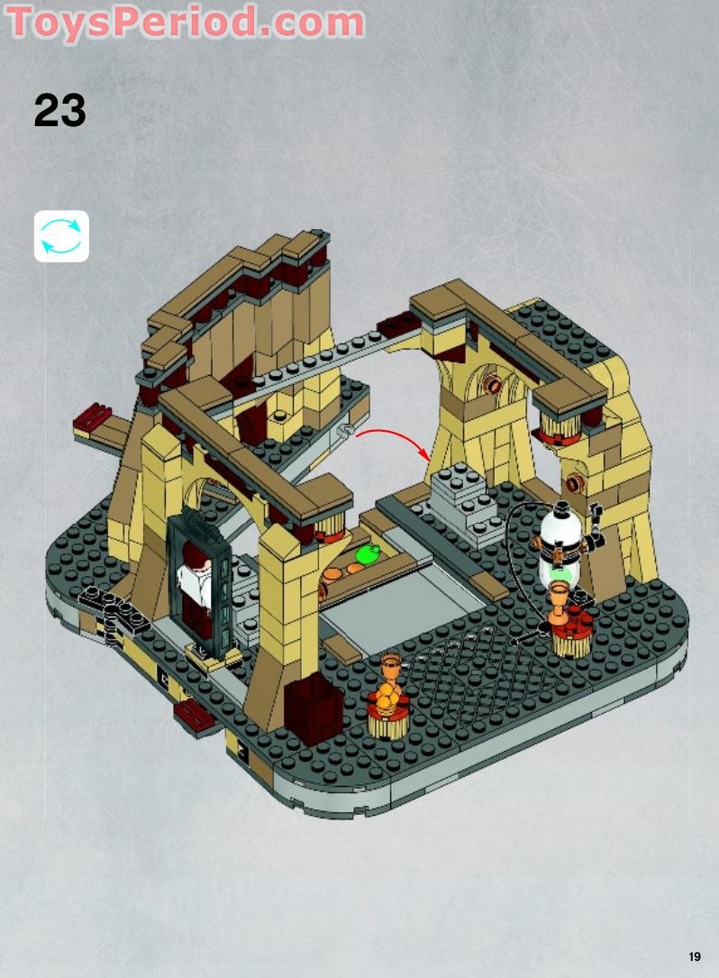 LEGO 9516 Jabba's Palace Instructions and Parts List