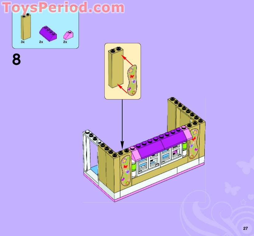 LEGO 3315 Olivia's House Instructions and Parts List